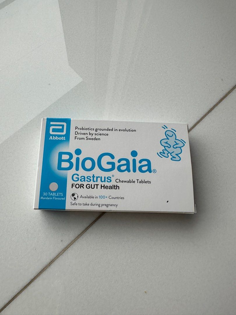 BioGaia Gastrus Chewable Tablets - Gut Health, Health & Nutrition ...