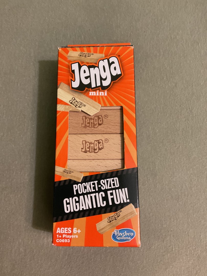BRAND NEW Mini Jenga Game, Hobbies & Toys, Toys & Games on Carousell