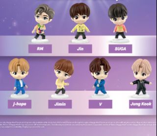 BTS McDonald's Happy Meal Figures - Jimin & V, Hobbies & Toys, Memorabilia & Collectibles, Fan ...