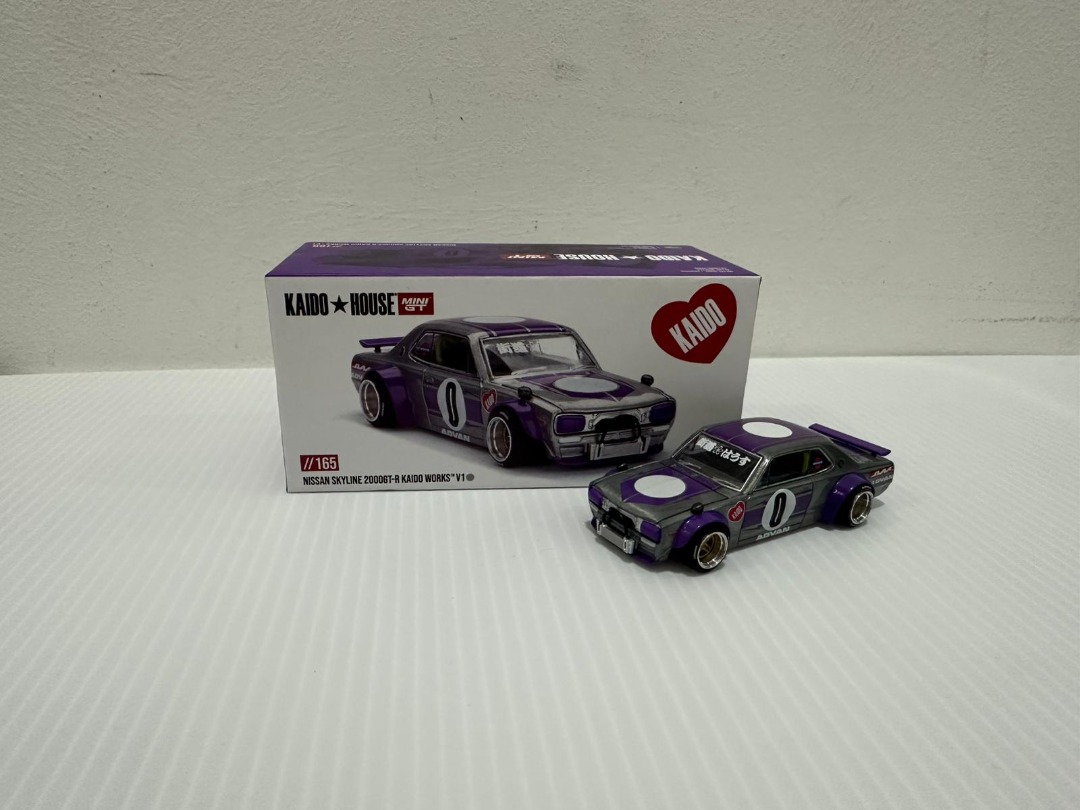 [CHASE CAR] KAIDO HOUSE x MINI GT KHMG165 Nissan Skyline GT-R (KPGC10 ...