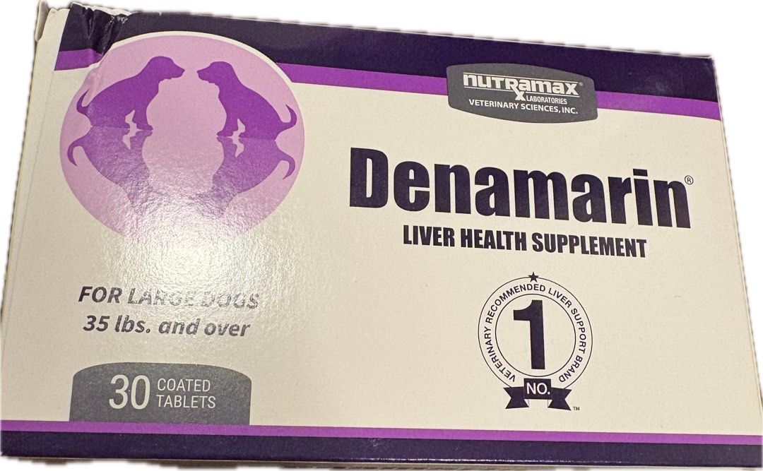Denamarin for LARGE Dogs 35lbs and over (16-30kg) (30 tablets) Liver ...