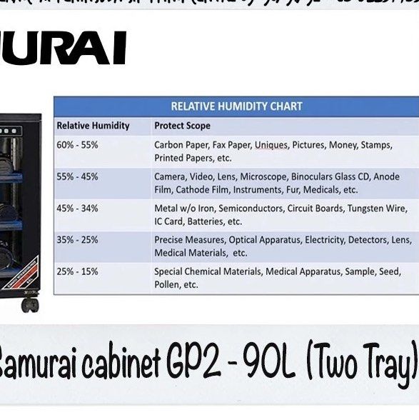 Dry cabinet samurai 90L GP2-90, Photography, Photography Accessories ...