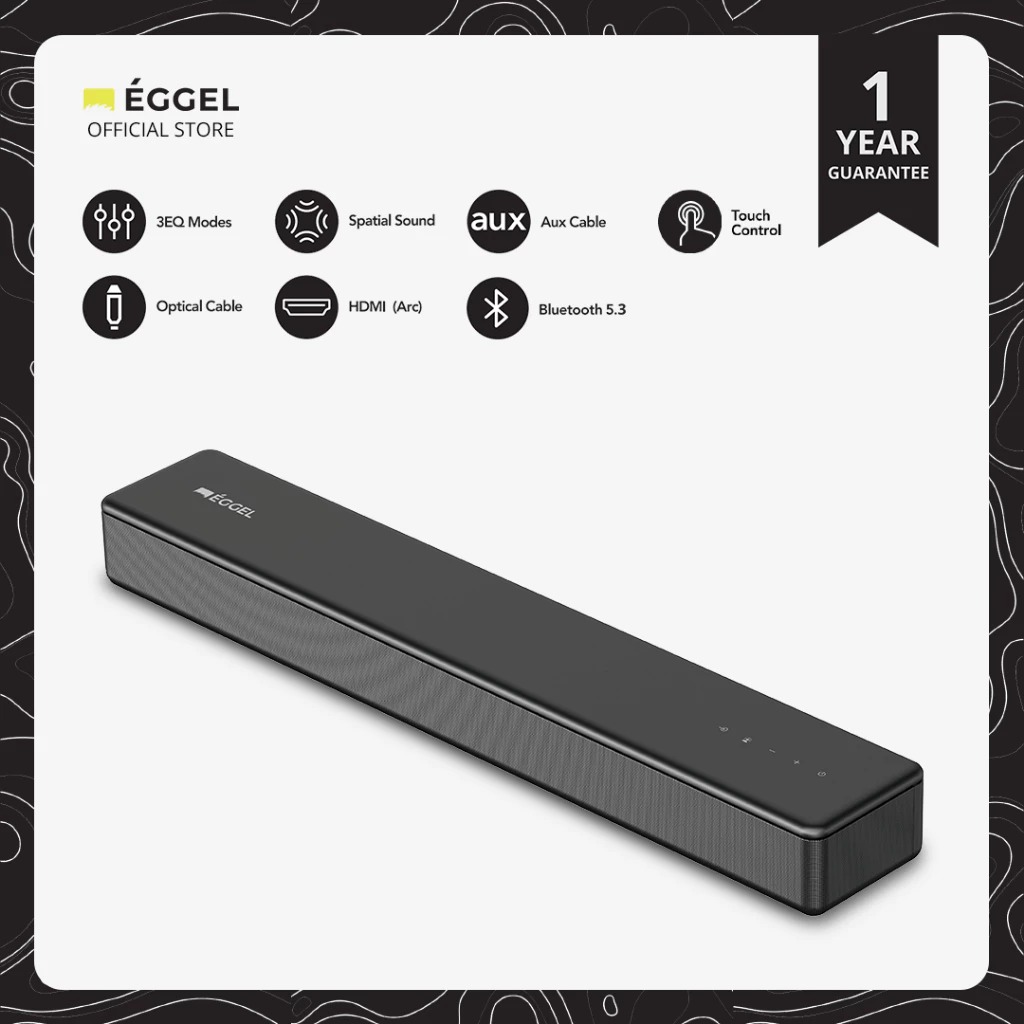 Eggel Stage SoundBar / Sound Bar with Built-In Woofer, Elektronik ...