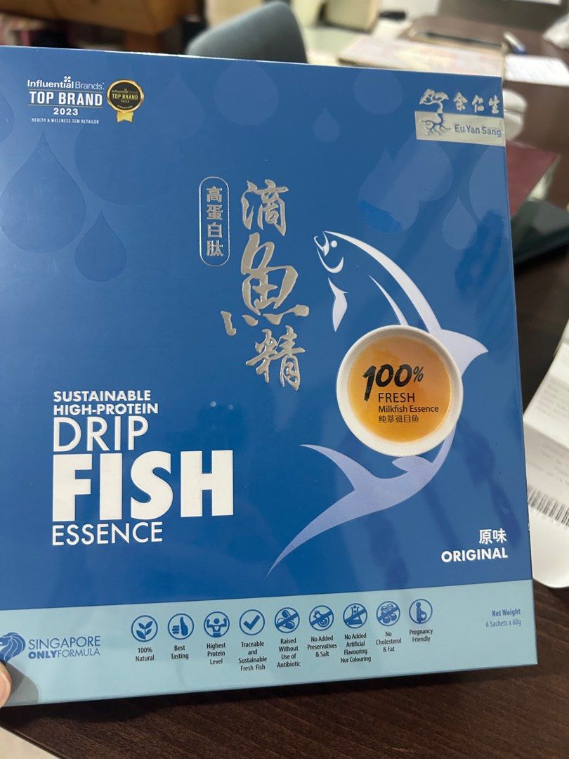 Eu Yan Sang Sustainable High-Protein Drip Fish Essence 6s, Health ...