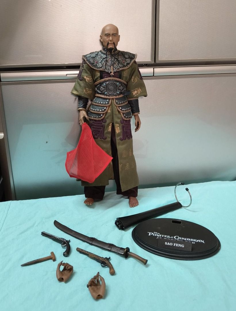 Hot Toys 1/6 Pirates of the Caribbean 魔盜王 3：世界盡頭 Sao Feng 蕭峰船長 周潤發 神鬼奇航 ...