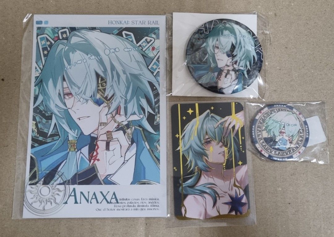 HSR Anaxa Unofficial merch, Hobbies & Toys, Collectibles & Memorabilia ...