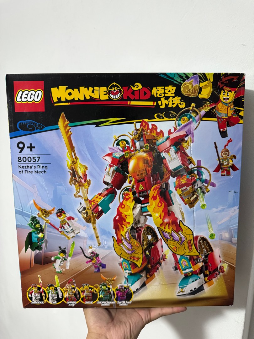 LEGO Monkie Kid 80057 Nezha's Ring of Fire Mech, Hobbies & Toys, Toys ...