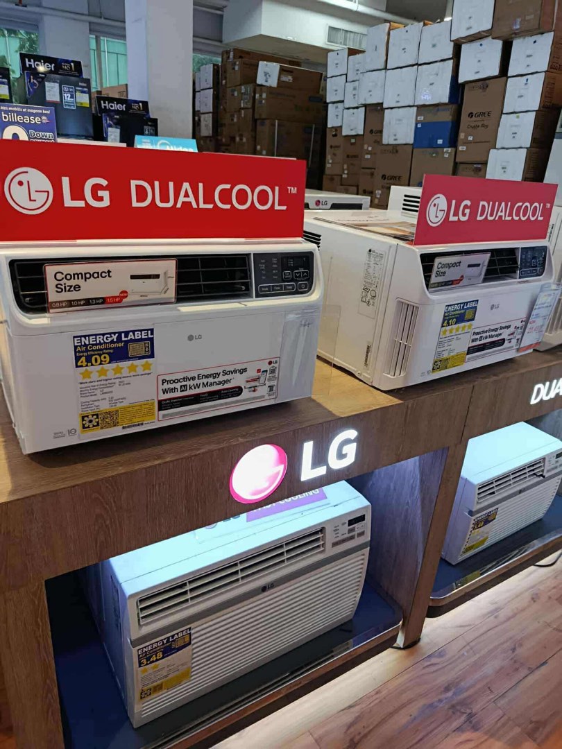 LG WINDOW TYPE INVERTER AIR CONDITIONER, TV & Home Appliances, Air ...