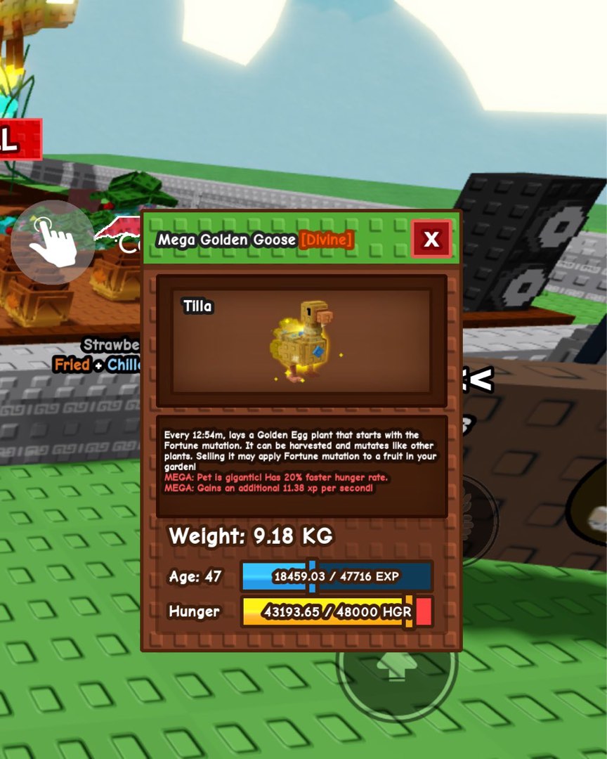 MEGA GOLDEN GOOSE GROW A GARDEN, Video Gaming, Video Games, Others on ...