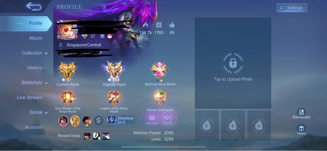 Mobile legends account, Video Gaming, Gaming Accessories, Game Gift ...