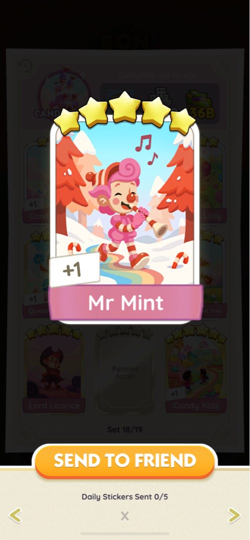 Monopoly Go Sticker - Mr Mint, Video Gaming, Gaming Accessories, In ...