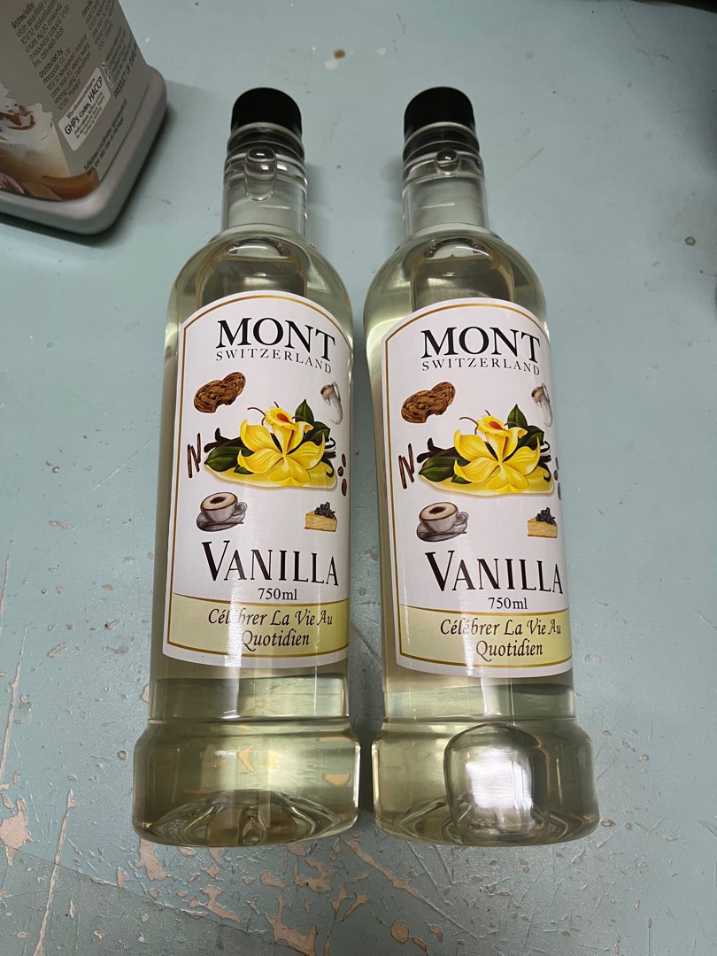 Mont Switzerland Vanilla Syrup 750ml, Food & Drinks, Other Food ...