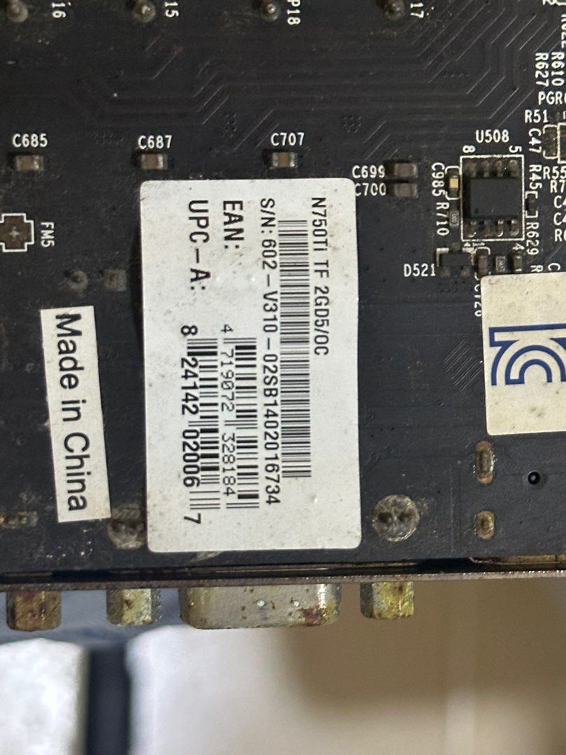 MSI GeForce GTX 750 Ti 2GB OC Graphics Card, Computers & Tech, Parts ...