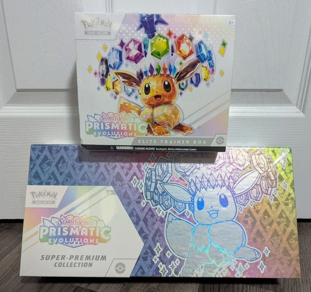 Prismatic Evolutions ETB and SPC, Hobbies & Toys, Toys & Games on Carousell