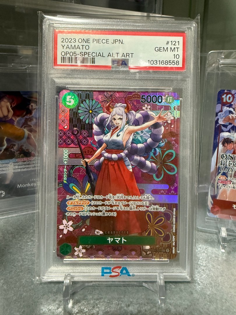 PSA 10 OP01-121 Yamato (Parallel) SP PSEC SEC AA OP05 • One Piece Card Game, Hobbies & Toys ...