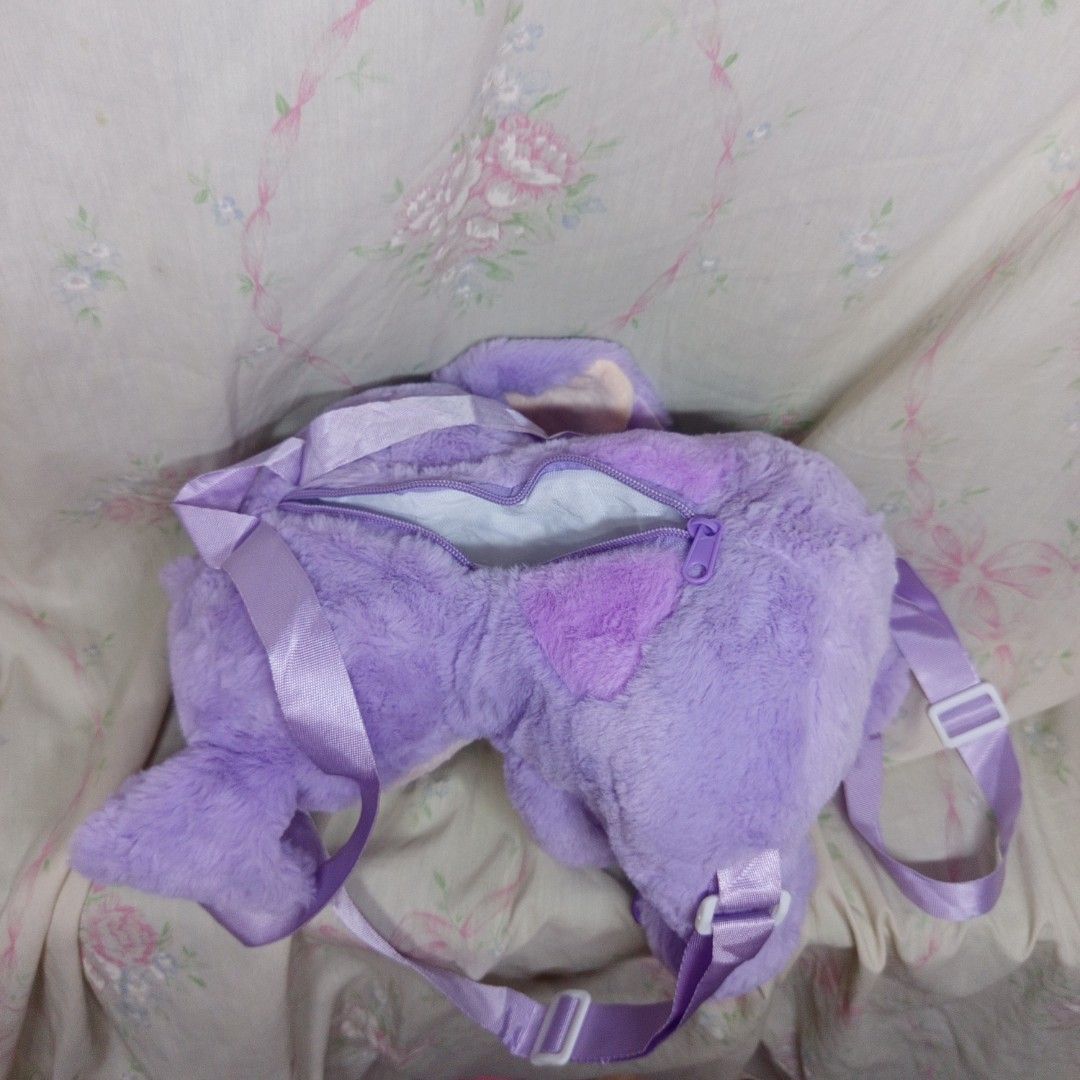 Purple Stitch Backpack, Hobbies & Toys, Toys & Games on Carousell