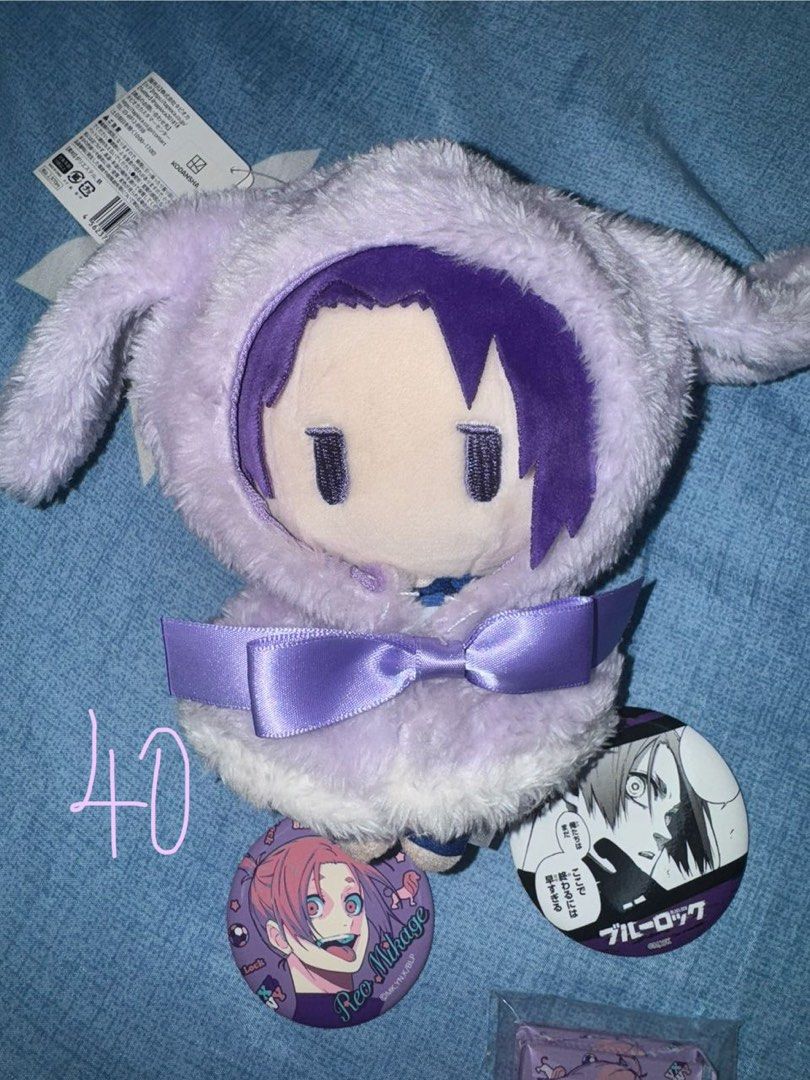 Reo Mikage Blue Lock Badge Plushie Acrylic sheet Merch, Hobbies & Toys ...