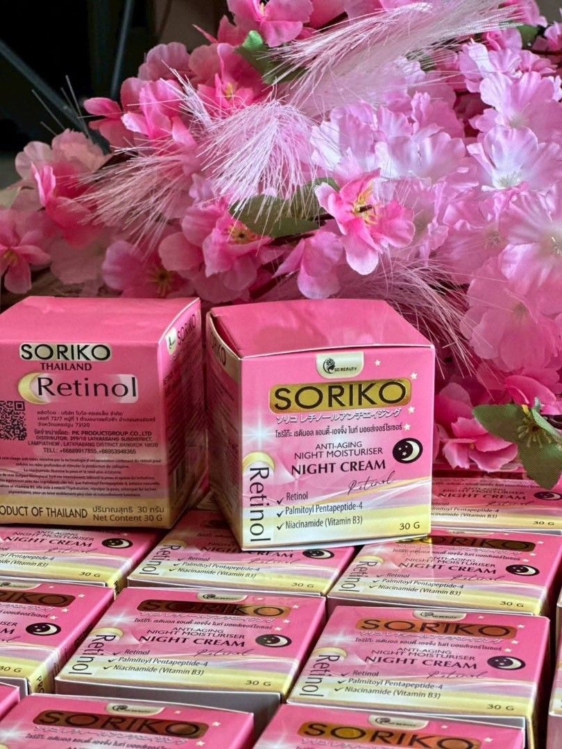 Soriko Kojic & Niacinamide Day Cream & Retinol Night Cream, Beauty ...