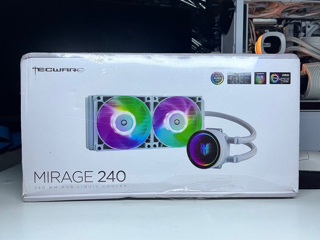 (Sealed) TECWARE Mirage 240 CPU Liquid Cooler AIO Cpu Cooler, Computers ...