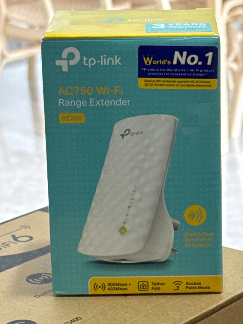 TP-Link AC750 Wi-Fi Range Extender RE200, Computers & Tech, Parts ...