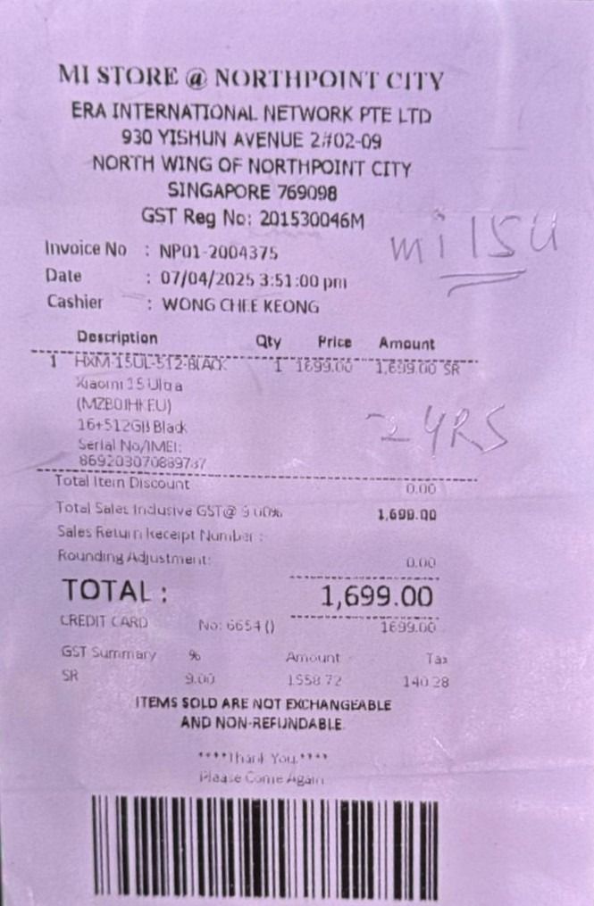 Xiaomi 15 Ultra 512GB Black, Mobile Phones & Gadgets, Mobile Phones ...