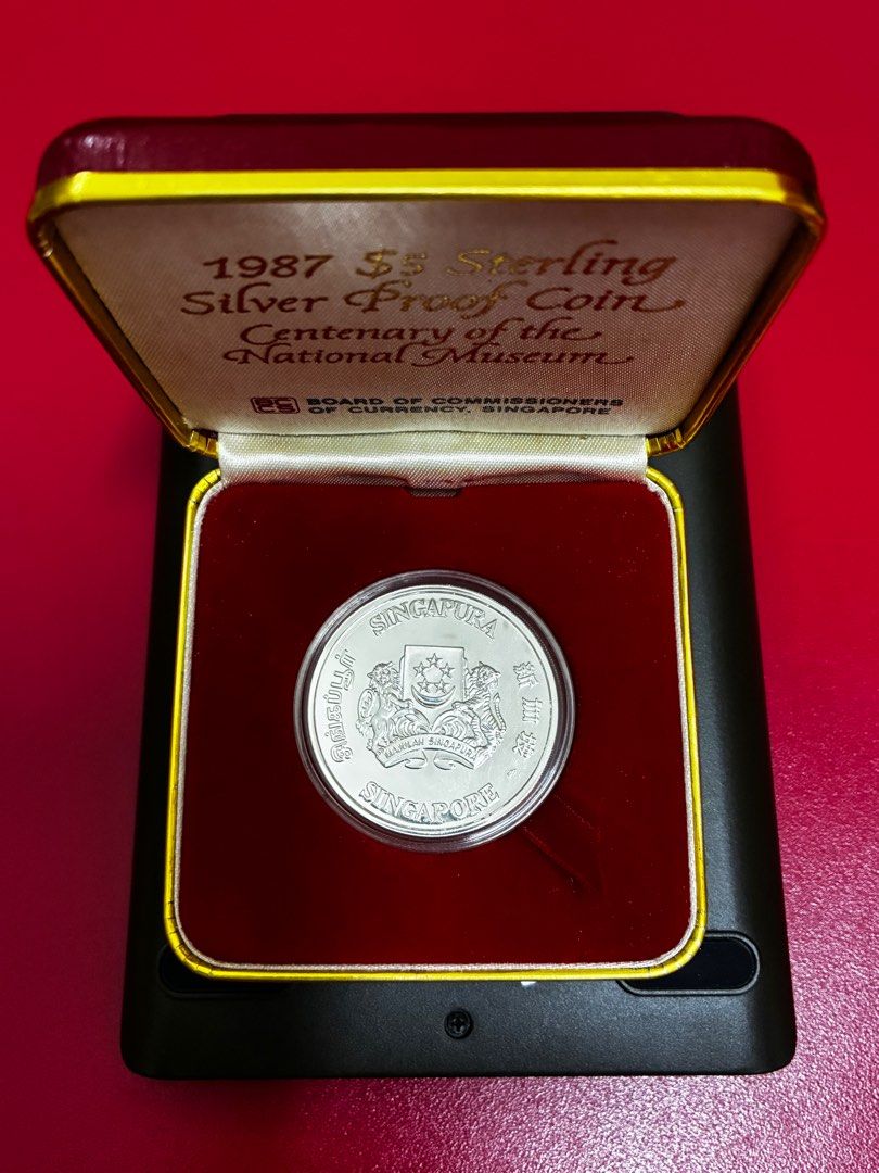 1987 Singapore $5 Silver Proof Coin, Hobbies & Toys, Memorabilia ...