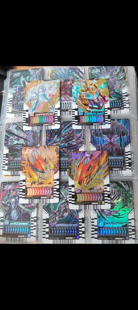 1 Set of Kamen Rider Gotchard Phase EX 02 Chemy Cards, Hobbies & Toys ...