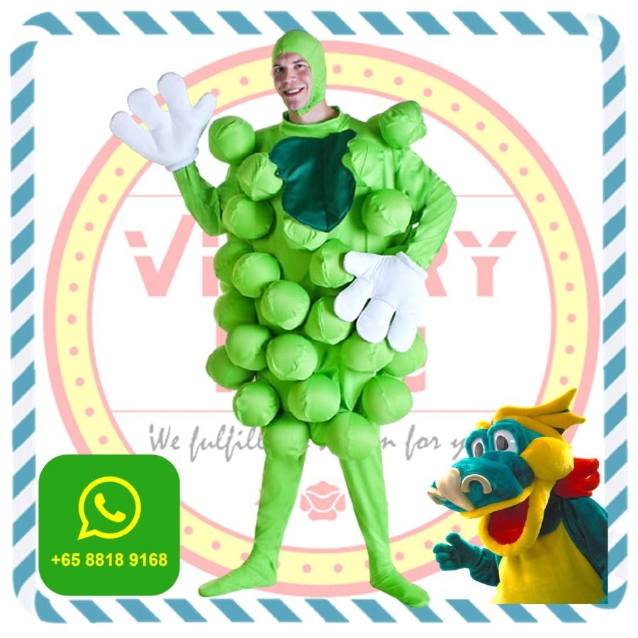 🍇 Green Grape Costume – Fresh & Juicy Fun!, Hobbies & Toys, Occasions ...