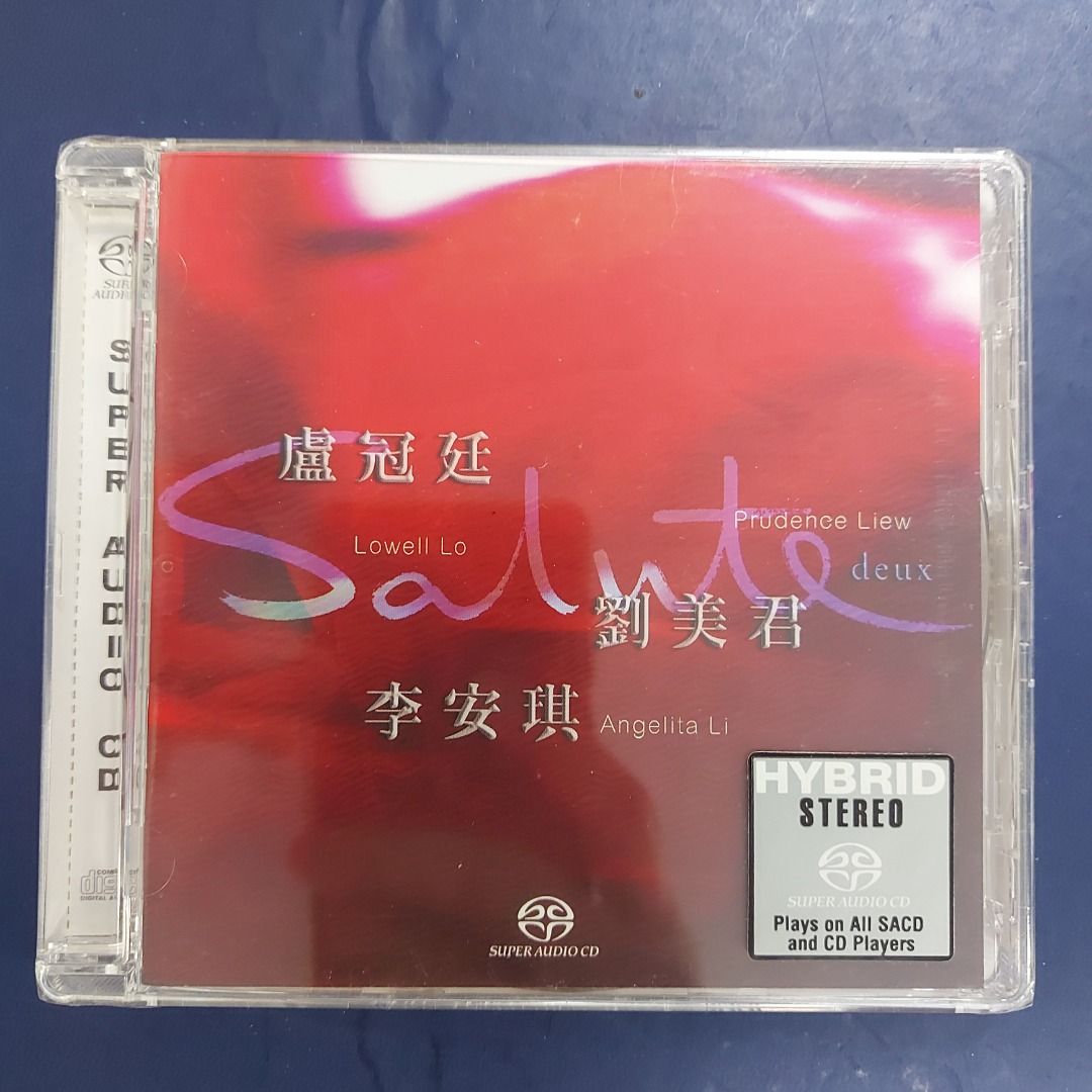 『全新未開封, SuperAudio, Hi Fi 發燒碟』盧冠廷．劉美君．李安琪 angeLita【SaLute deux】精選 ...