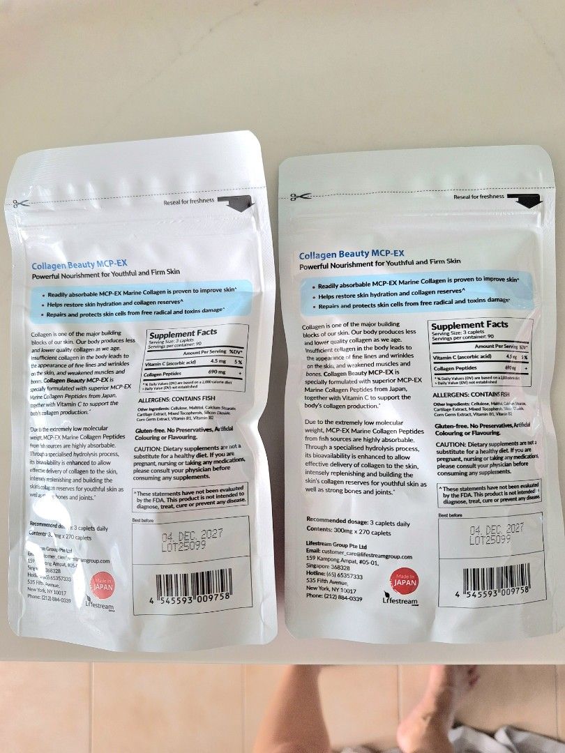 AFC Collagen Beauty MCP-EX 270 tabs, Beauty & Personal Care, Face, Face ...