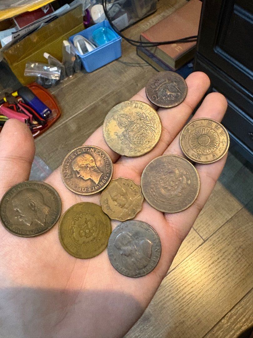 Antique Coin Collection (all in the pic), Hobbies & Toys, Collectibles ...