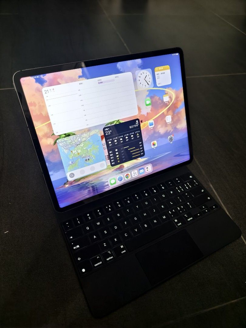 Apple iPad Pro 12.9 5th 5G 256GB 連 Magic Keyboard, 手提電話, 平板電腦, 平板電腦 ...
