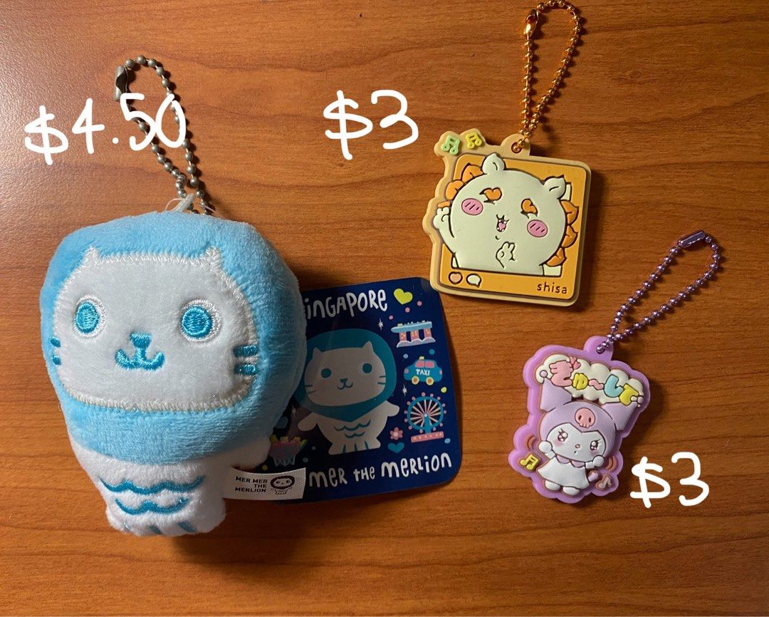 Chiikawa, Sanrio and Merlion Keychain, Hobbies & Toys, Toys & Games on ...