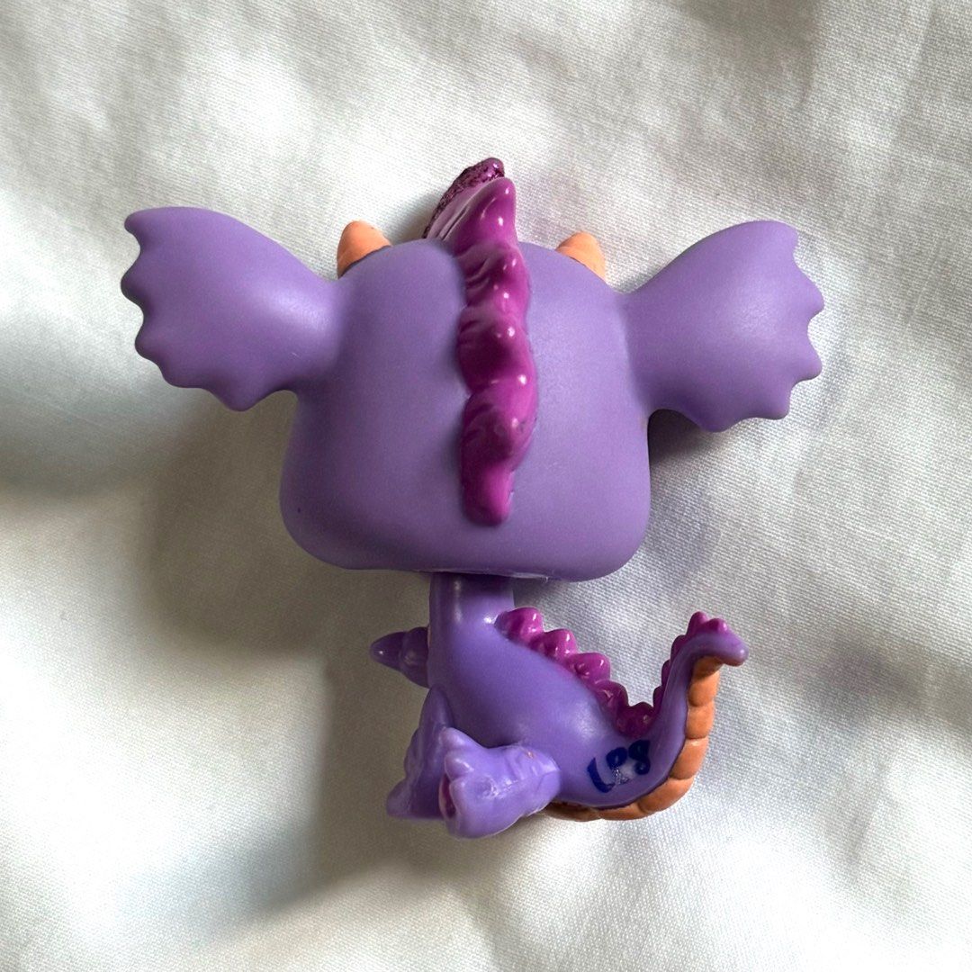 Authentic Littlest Pet Shop LPS Purple Dragon #2660, Hobbies & Toys ...
