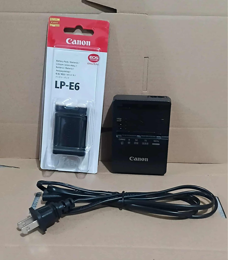 Canon LP-E6 Camera Battery and Charger for Canon EOS 5D Mark II, EOS 5D ...