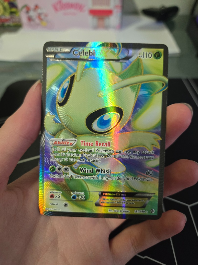 Celebi Ex Full Art Black and White Boundaries Crossed 141/149 EX FULL ...