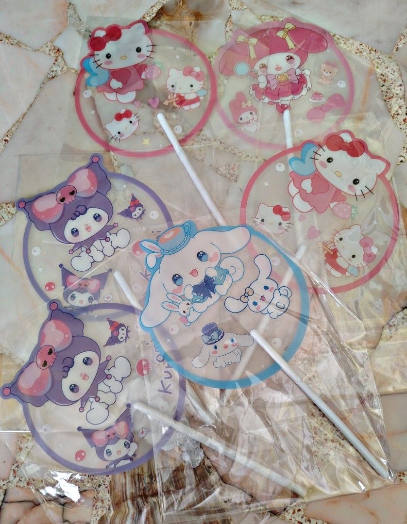 💎CLEARANCE💎 Cartoon Handfan, Hobbies & Toys, Toys & Games on Carousell