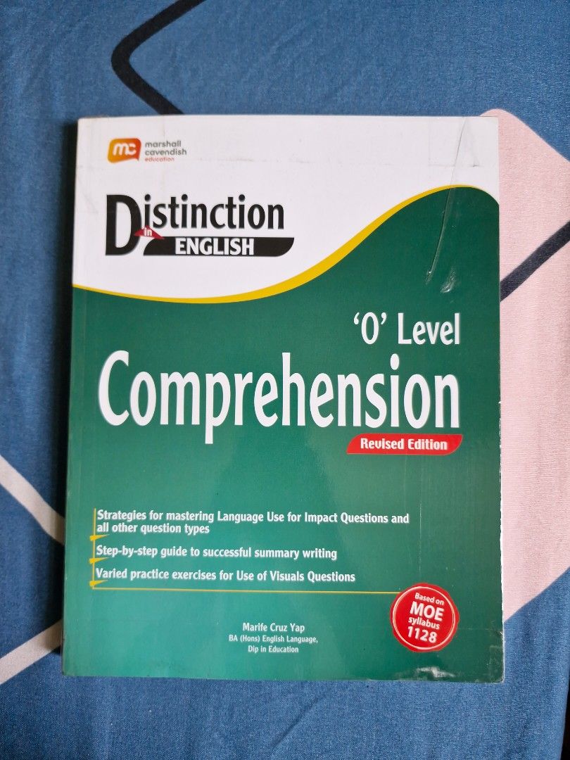 Distinction in English 'O' Level Comprehension Textbook, Hobbies & Toys, Books & Magazines ...