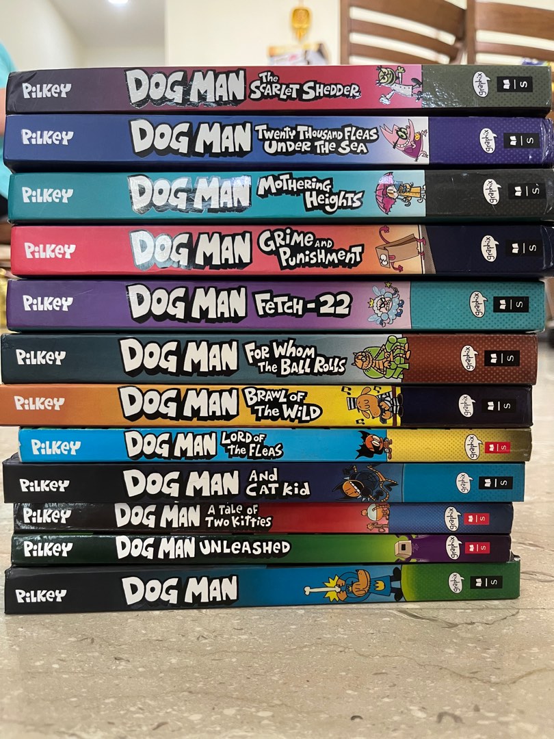 Dog Man Graphic Novels - Complete Set, Hobbies & Toys, Books ...