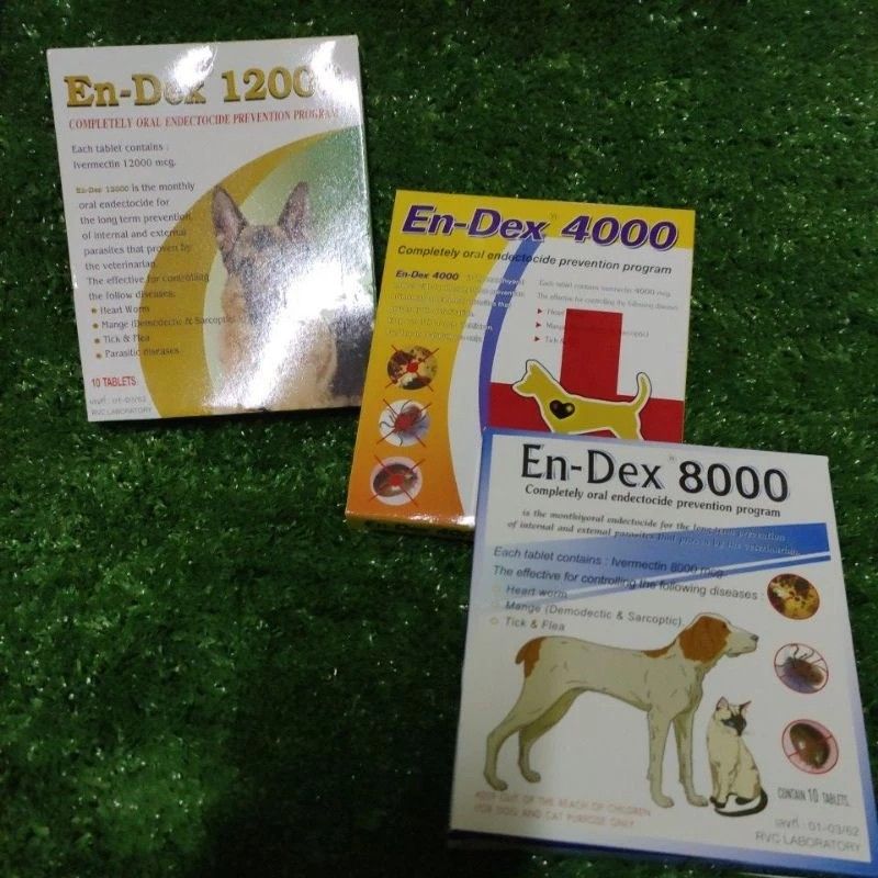 En-Dex 1200/4000/8000 Dog Endectocide, Pet Supplies, Homes & Other Pet ...