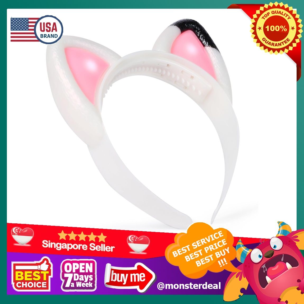 Gabby's Dollhouse: The Movie - Interactive Meow Tastic Cat Ear Headband ...