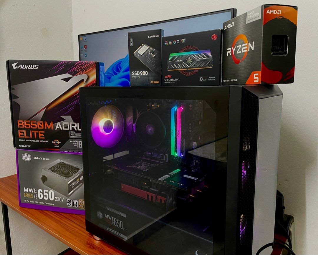 Gaming PC: AMD Ryzen 5 5600G | NVIDIA GeForce GTX 970 | 16GB DDR4 ...