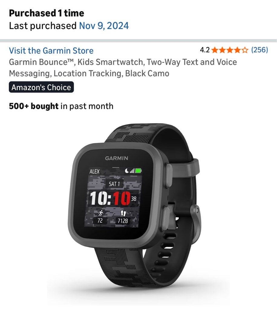 Garmin Bounce Kids Smart Watch, Mobile Phones & Gadgets, Wearables ...