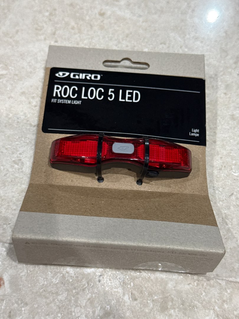 Giro Roc Loc 5 LED Bike Light, Sports Equipment, Bicycles & Parts ...