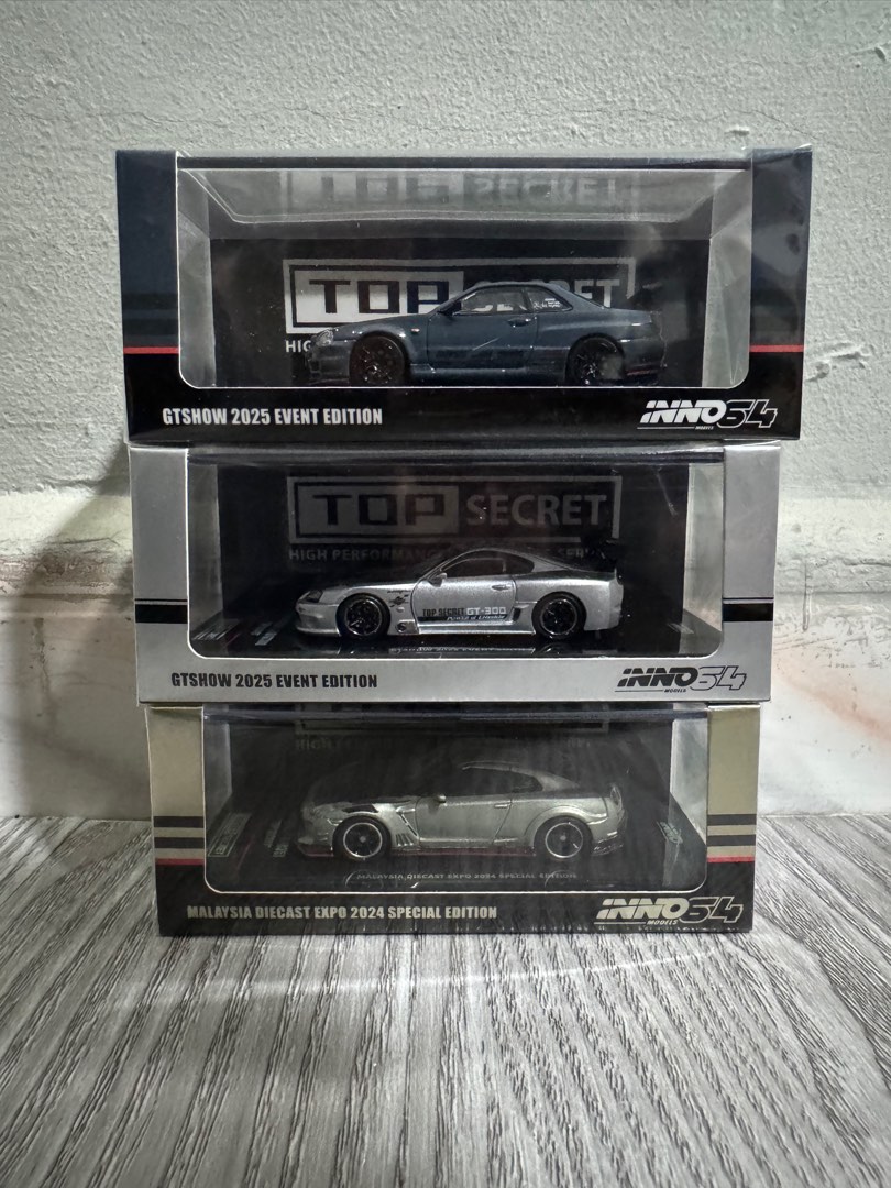 Inno64 Top Secret Event Exclusive Supra/R34/R35, Hobbies & Toys, Toys ...