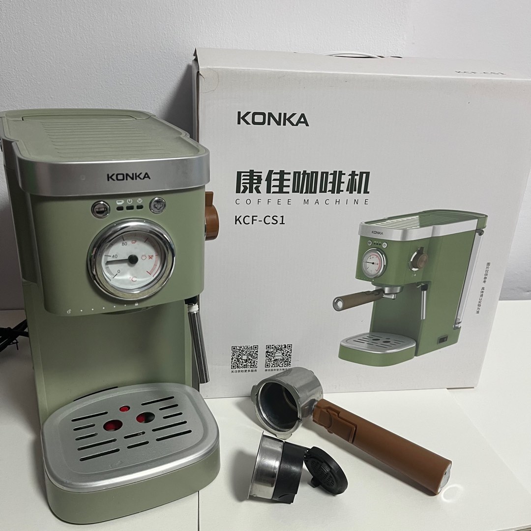 Clear by 20th Nov! Konka Retro Coffee Machine - capsule/ powder, TV ...