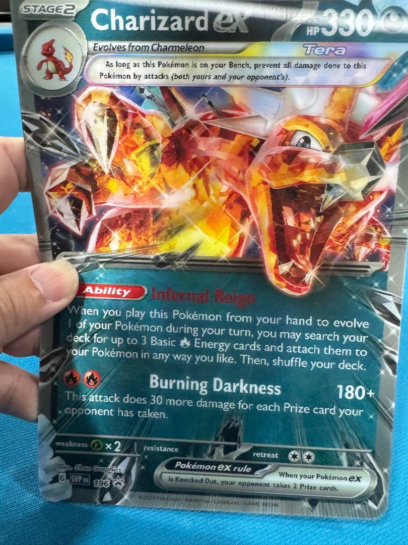 Lenticular Jumbo Charizard ex pokemon, Hobbies & Toys, Toys & Games on ...