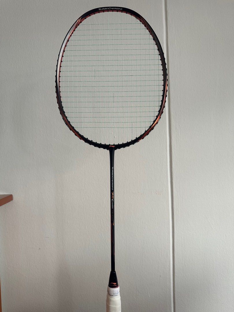 Li Ning Turbocharging 75C Badminton Racket, Sports Equipment, Sports ...