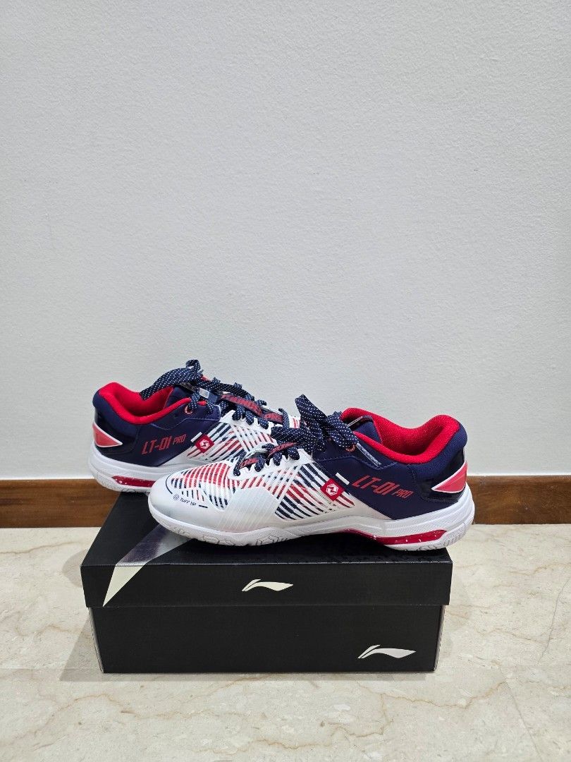 Li-Ning Axforce LT-01 Pro Badminton Shoes, Sports Equipment, Sports ...