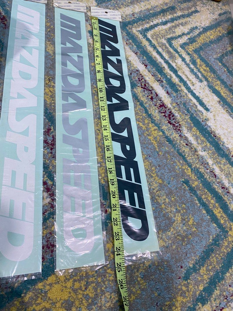 Mazda Speed Sticker Windscreen Mazdaspeed Co., Ltd New Old Stock, Auto ...